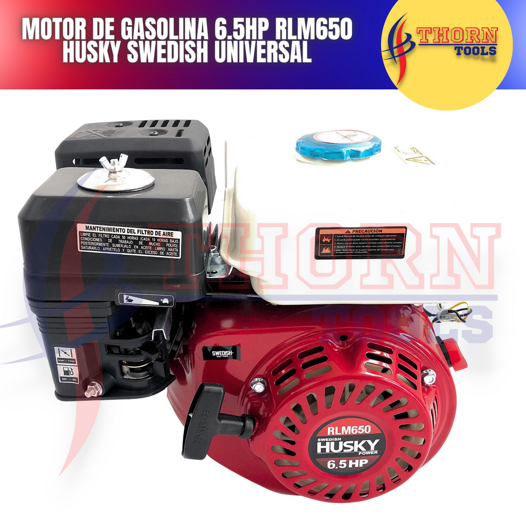 Motor De Gasolina 6.5hp Rlm650 Husky Swedish Universal – DISTRIBUIDORA ...